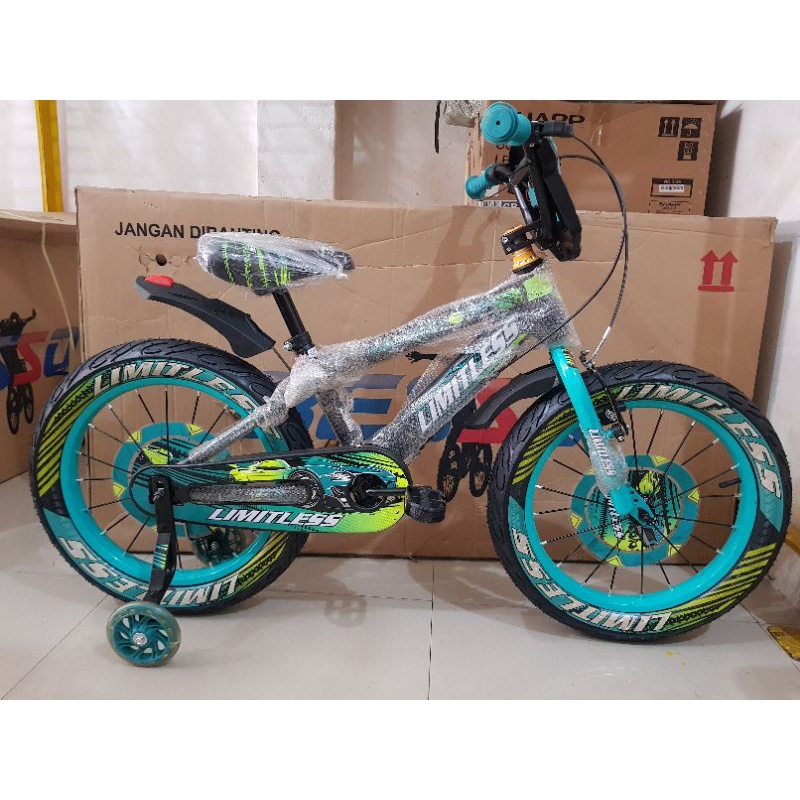 Jual Sepeda Anak Sepeda BMX 18 inch LIMITLESS TRANSFORMER ( BAN JUMBO 3 ...