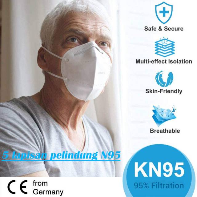 Jual Masker n95 Masker N95 4 Ply KN95 KN 95 N 95 xtra Proteksi Filter ...