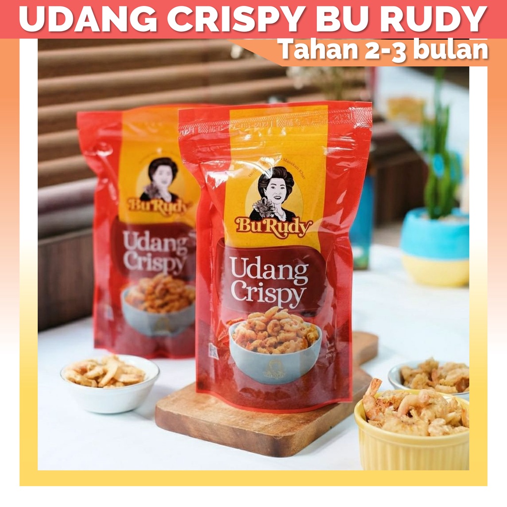 Jual Udang Crispy Bu Rudy Kemasan Pouch Oleh oleh khas Surabaya ...