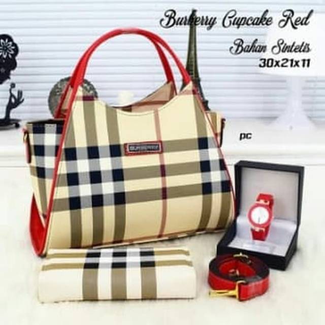 Jual Tas Burberry Minang (Tas Dompet Jam) | Shopee Indonesia