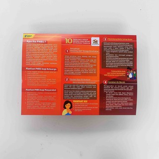 Jual Leaflet / Brosur PHBS Rumah Tangga Brosur Kesehatan, Leaflet ...