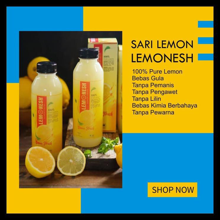 Jual Sari Lemon Lemonesh, Sari Pabrik Dengan Lemona | Shopee Indonesia