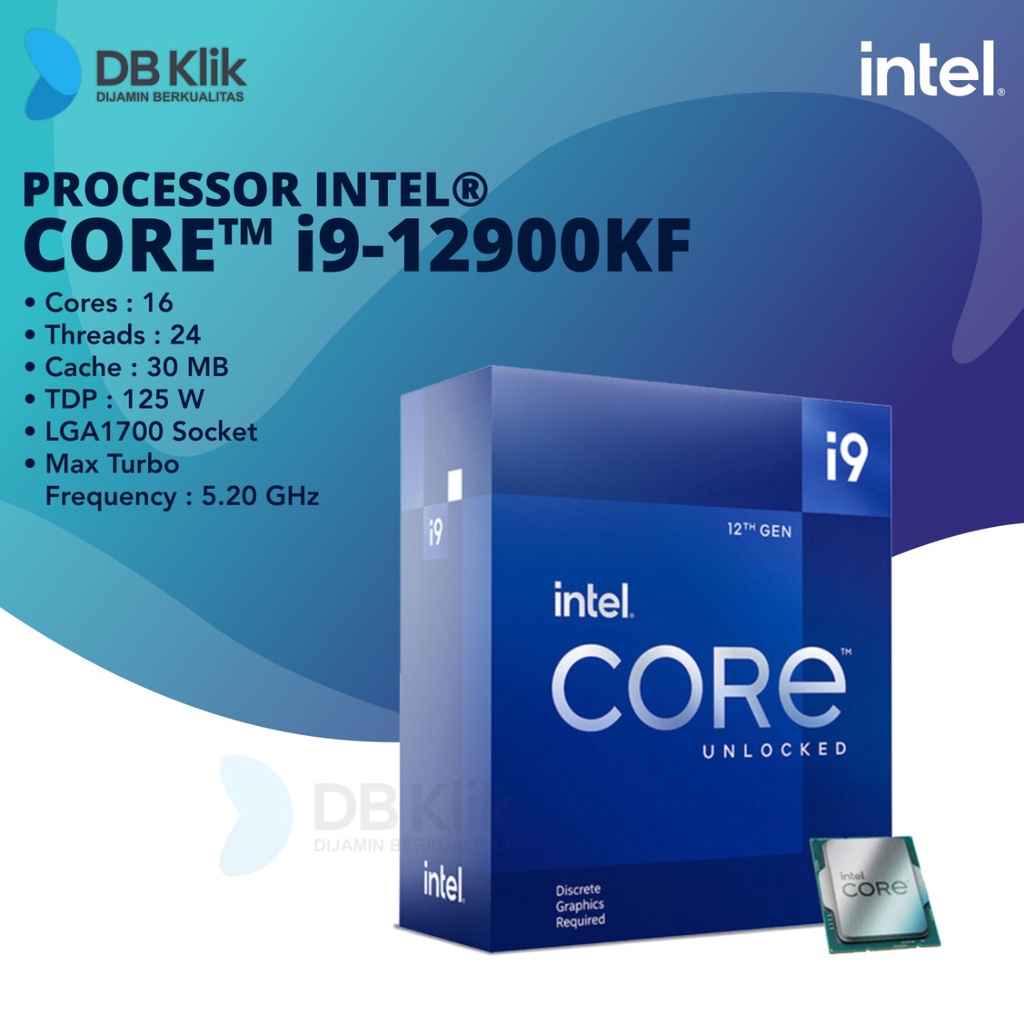 Jual Processor Intel Core I9-12900KF Box 5.2GHz LGA1700 - Intel I9 12900KF | Shopee Indonesia