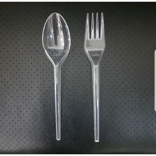 Jual Sendok Garpu Plastik Bening Panjang UNO | 25pcs/Pack | Shopee ...