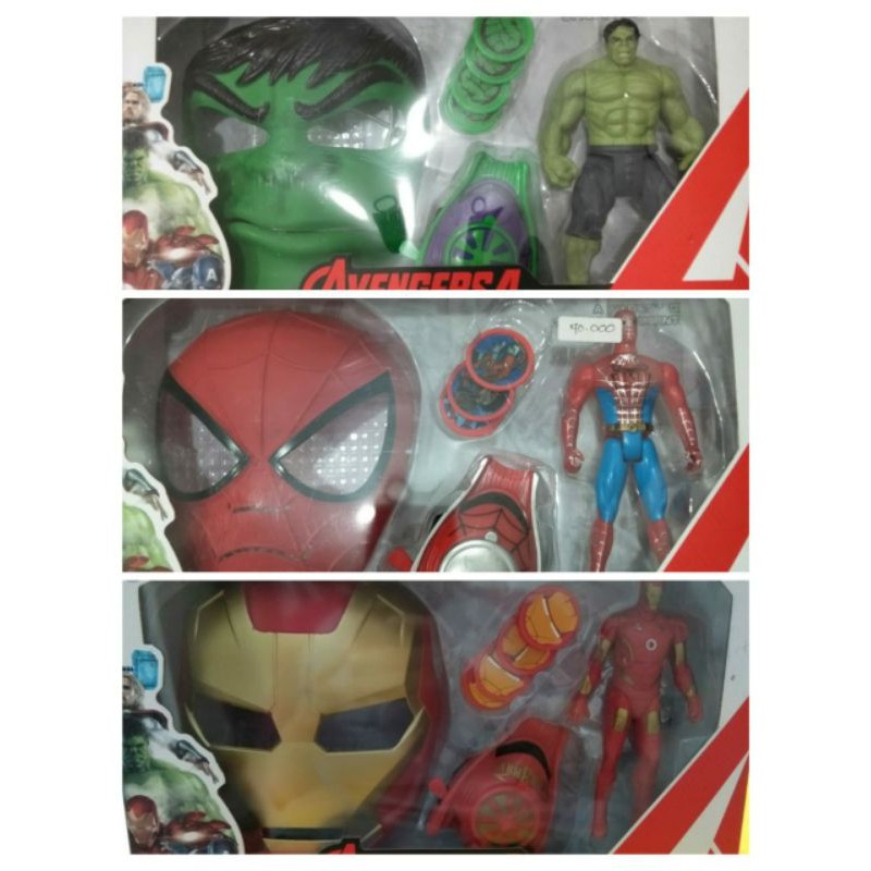Jual TOPENG ROBOT SENJATA AVENGERS IRON MAN / SPIDERMAN / HULK Indonesia|Shopee Indonesia