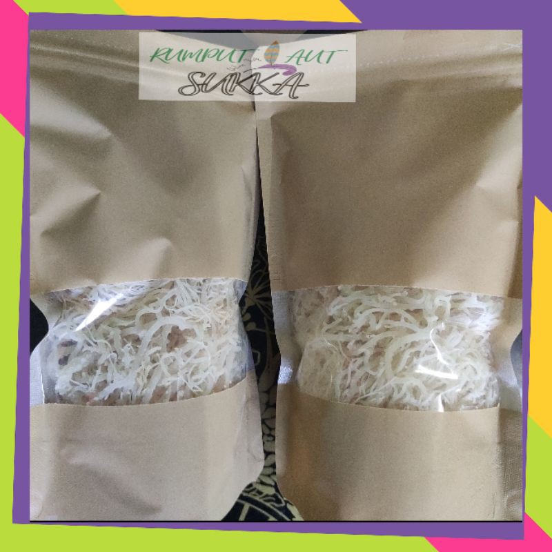 Jual Rumput laut kering normal 500gr kemasan premium | Shopee Indonesia