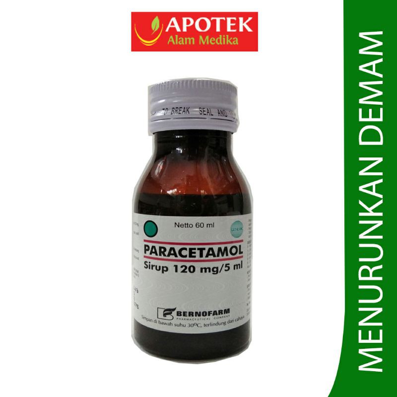 Jual Paracetamol Sirup 120mg/5ml isi 60ml - Obat Penurun Demam | Shopee ...