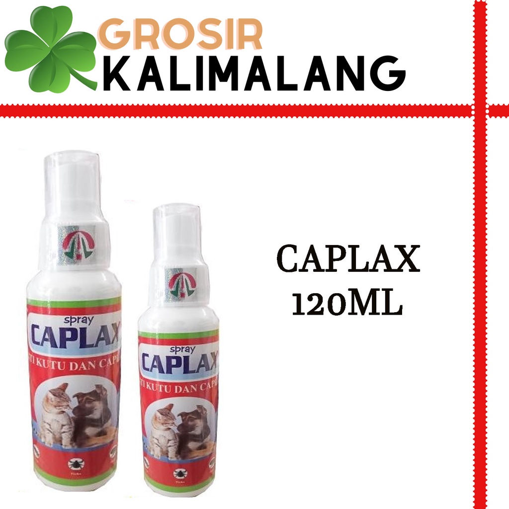 Jual Caplax Obat Spray Anti Kutu & Caplak Anjing Kucing 120ml | Shopee ...