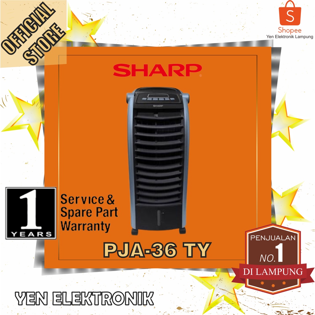 Jual Air Cooler SHARP PJA 36 TY Dengan Remote Pendingin Ruangan Hemat ...