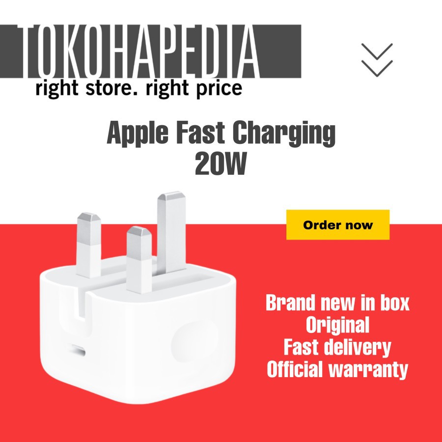 Jual ORIGINAL ADAPTER 20W USB-C Power Adapter | Shopee Indonesia