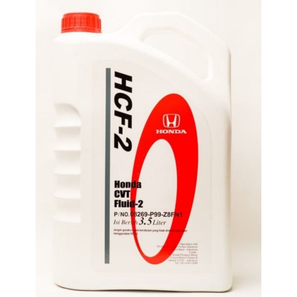 Jual Oli Honda Matic CVT HCF-2 Fluid-2 3,5L Original | Shopee Indonesia