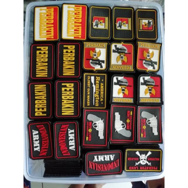 Jual Emblem perbakin Nkri army Indonesia patch rubber | Shopee Indonesia