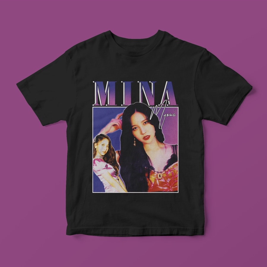 Jual MYOUI MINA TWICE KPOP HOMEAGE T OVERSIZED unofficial merch fanmade ...