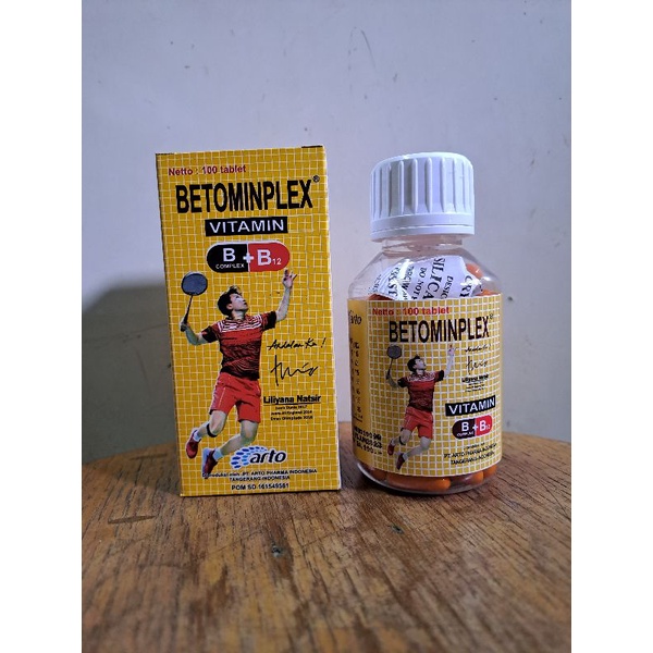 Jual Betominplex Vitamin B Complex + B12 @100tablet | Shopee Indonesia