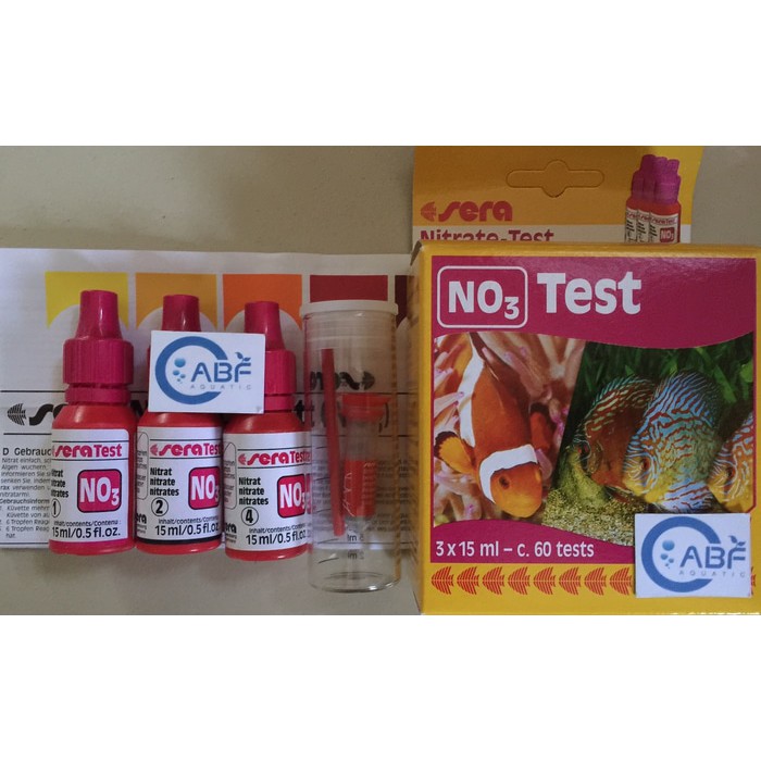 Jual SERA test NO3 untuk mengukur kadar Nitrate dalam air tawar dan ...