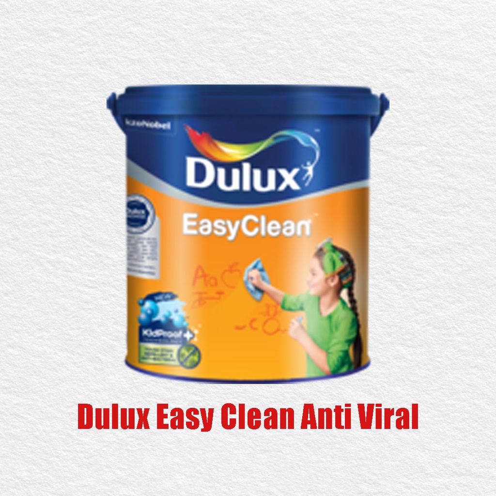 Jual Cat Tembok Dulux Easy Clean Anti Viral Sundrop White 44504 2,5 ...
