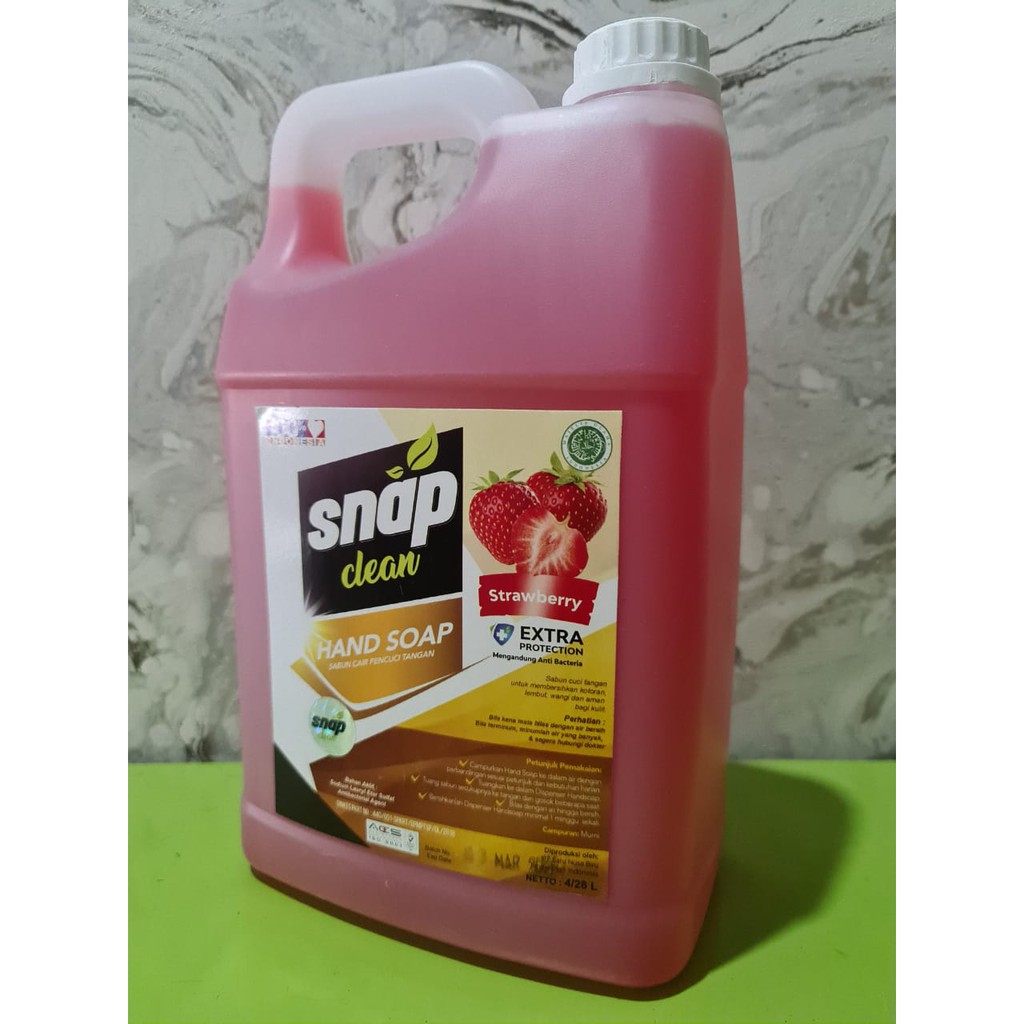 Jual Snap Clean Hand Soap 4 ltr ( Sabun Cuci Tangan ) | Shopee Indonesia