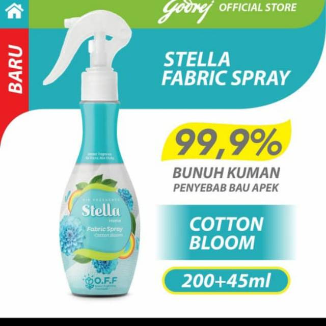 Jual Stella fabric spray 245ml air freshener botol spray | Shopee Indonesia