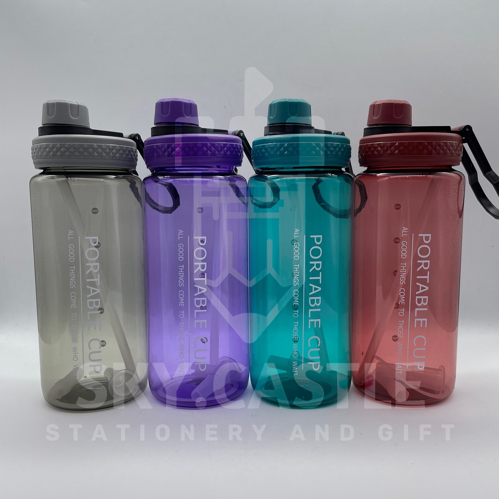 Jual BOTOL MINUM PORTABLE CUP - 1000 ML | Shopee Indonesia