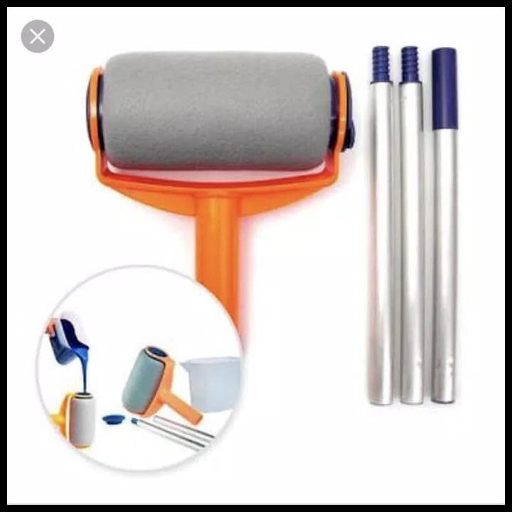 Jual CUCI GUDANG KUAS ROLLER CAT TEMBOK PINTAR FACIL TOOL PAINT ROLL ...