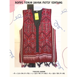 Jual Rompi Pua Kumbu/Tenun dayak motif tenun sintang | Shopee Indonesia