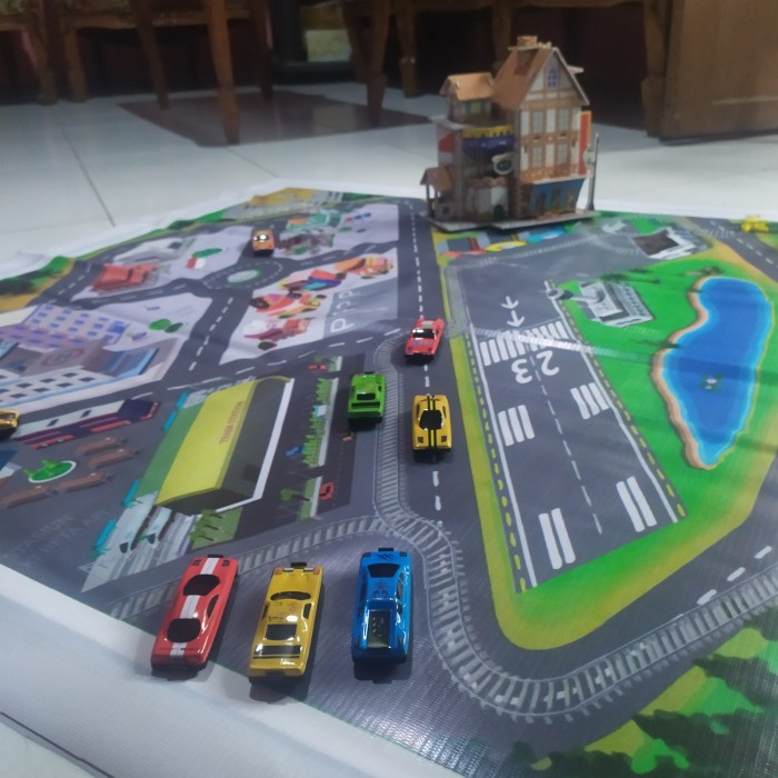 Jual MAINAN EDUKASI ANAK /PLAYMAT MAINAN MOBIL MOBILAN ANAK DI RUMAH ...