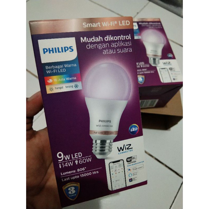 Jual Philips Smart Wi Fi LED 9W - Color and Tunable White (Warna ...