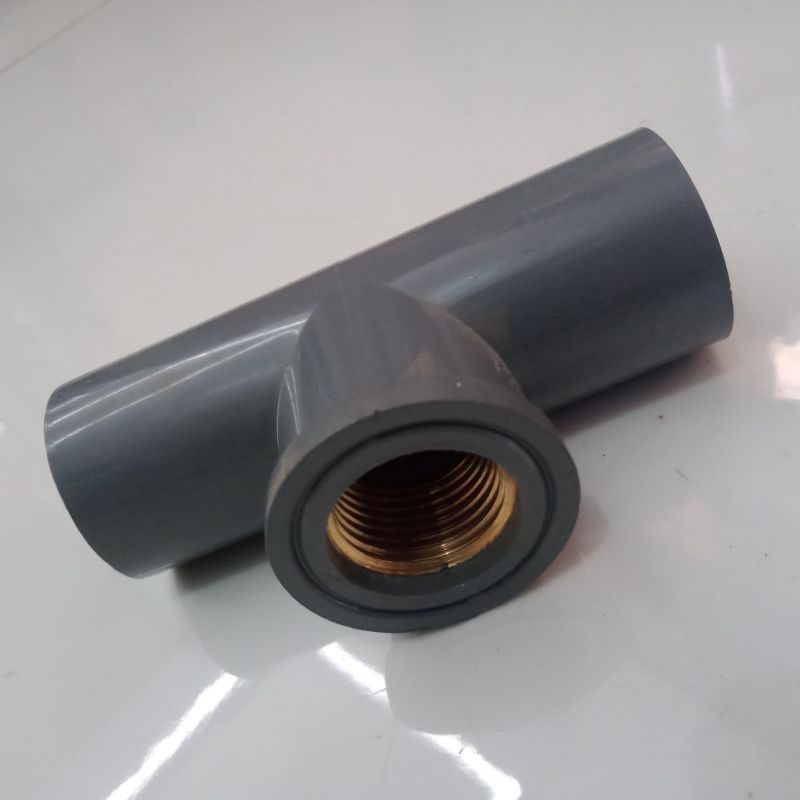 Jual POWER TEE DRAT / TE DERAT / T DRAT KUNINGAN UKURAN 1/2 INCH HIGH QUALITY POWER ORIGINAL ...