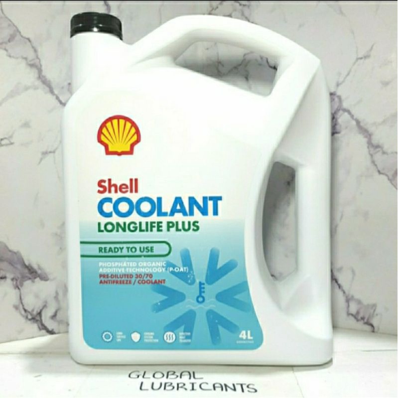 Jual Shell Coolant Longlife Plus Antifreeze Coolant 4 Liter (Hijau ...