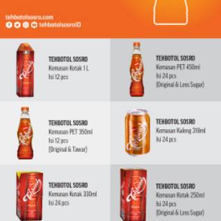 Jual Product Sosro Harga Distributor Dijamin lebih murah . Apapun ...