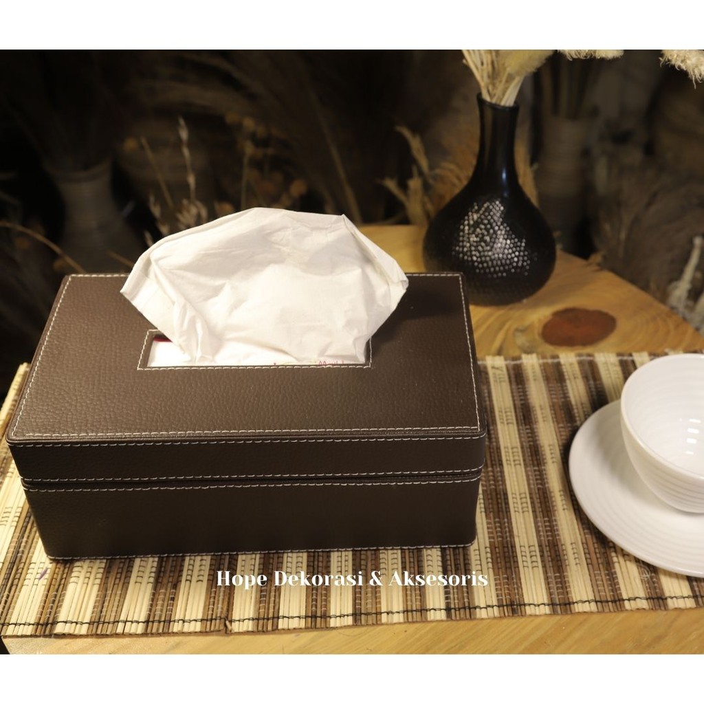 Jual GROSIR TISSUE BOX | UKURAN BESAR |TEMPAT TISU KULIT PU PREMIUM ...