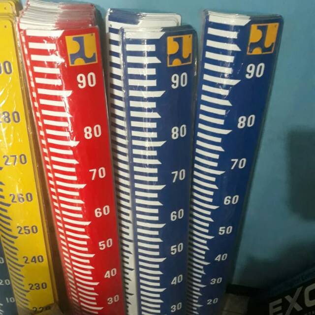Jual Peil Scale Schaal Papan Duga Air Pasang Surut Air Sungai Kolam ...