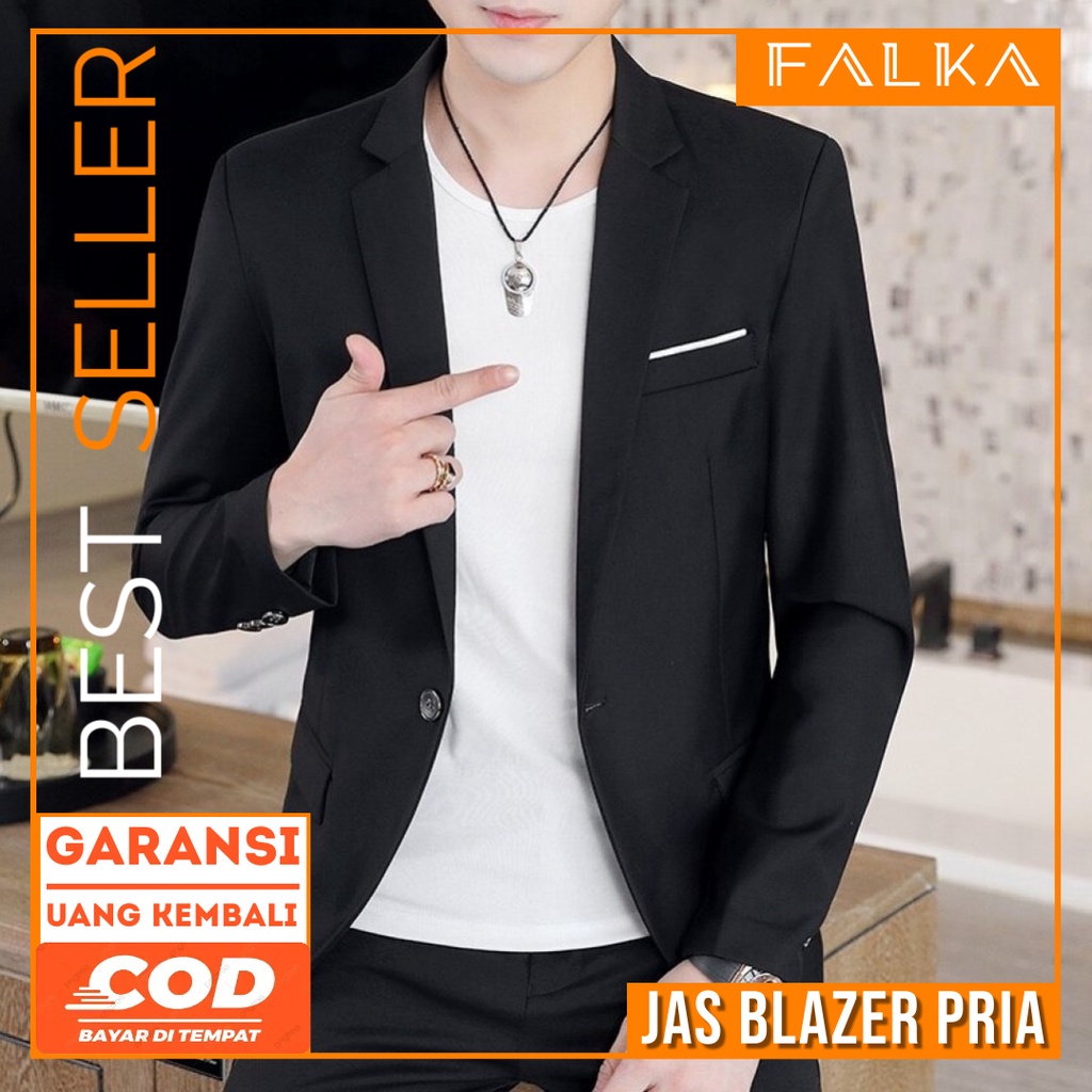 Jual Jas Blazer Pria Formal dan Kasual Jaz Blezer Cowok Kasual Korean ...