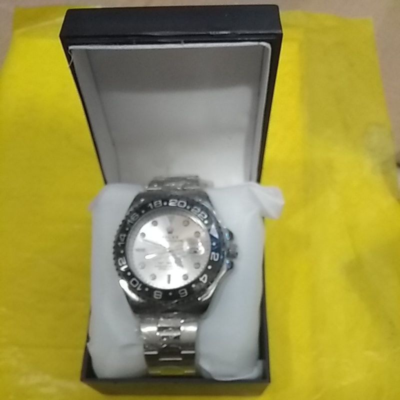 Jual Jam tangan pria JAM TANGAN RANTAI PAKAI TANGGAL | Shopee Indonesia