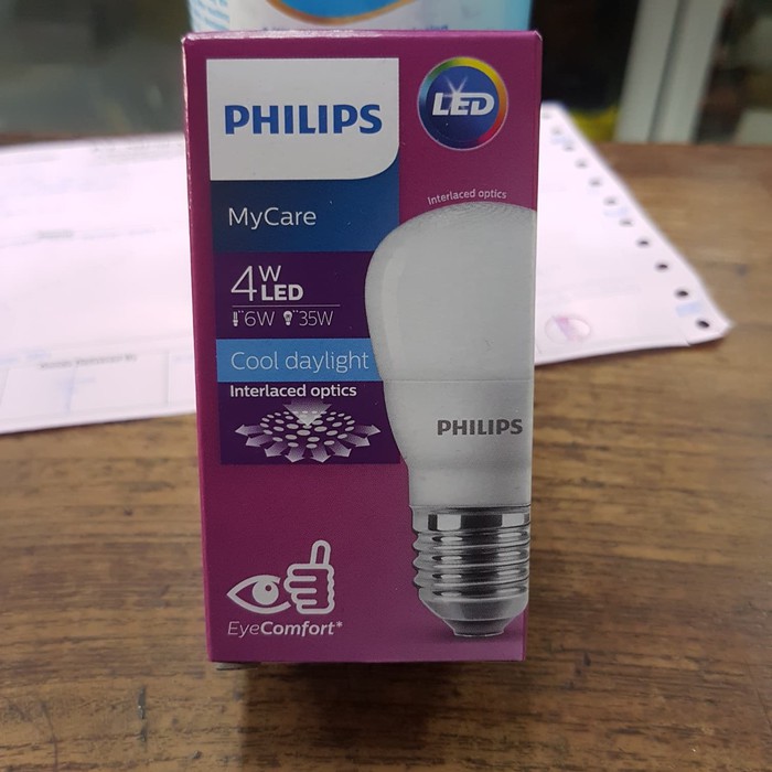 Jual Lampu bohlam LED Philips phillips Mycare 4w 4watt 4 watt - PUTIH ...