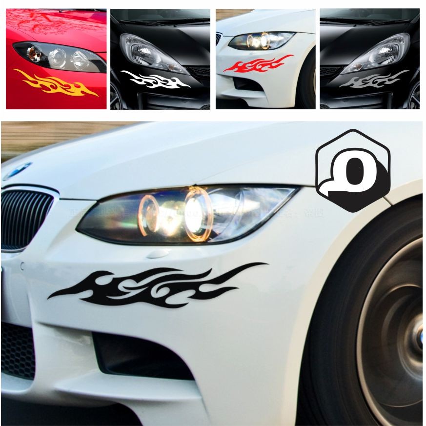 Jual stiker mobil flame fire / stiker tribal / flame | Shopee Indonesia