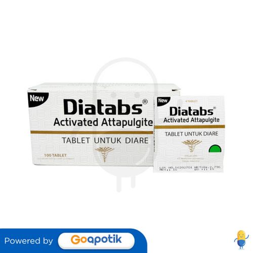 Jual New Diatab / Obat Diare (1 Strip isi 4 tablet) Indonesia|Shopee ...