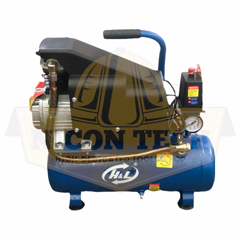 Jual Mesin Kompressor Udara 1 HP x 9 Liter Standart - Mesin Kompresor Angin | Shopee Indonesia
