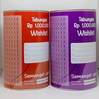 Jual Celengan Target 2k Target 1jt Celengan Viral Tabungan Target Buka ...