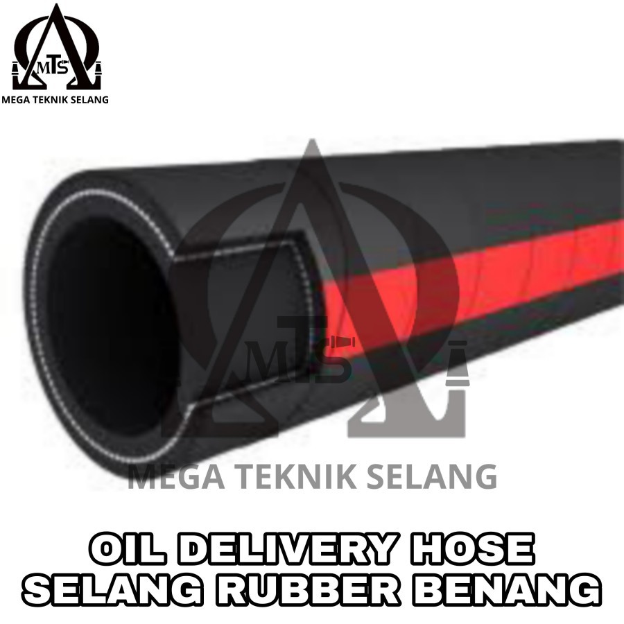 Jual Selang Karet Benang 1 1/2" Air Angin Oil And Water Delivery Hose ...