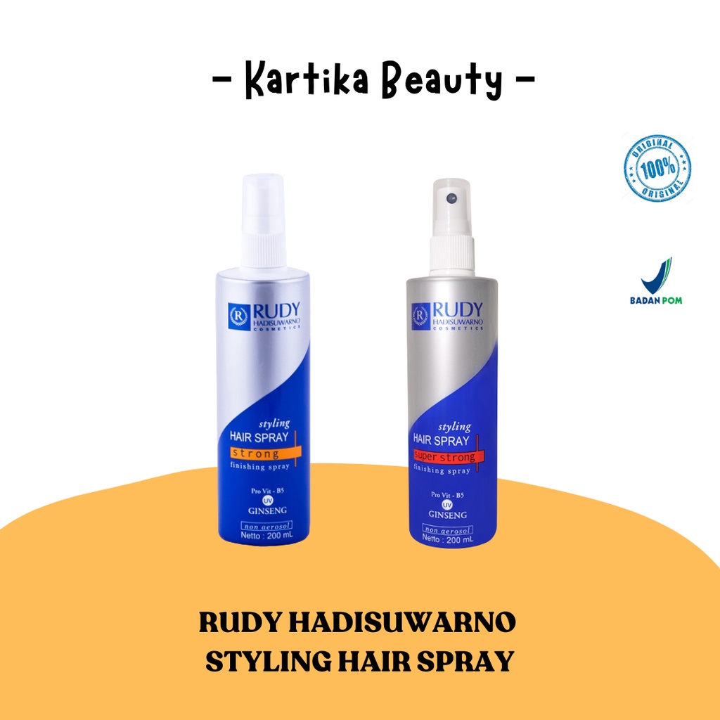 Jual RUDY HADISUWARNO HAIR SPRAY NON AEROSOL 200 ML SEMPROTAN HAIR ...