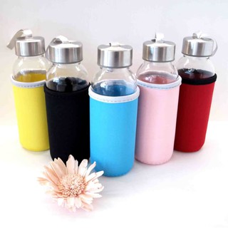 Jual Botol Gelas Minum Minuman Air Jus Kopi Kaca Beling 300ml Bonus ...