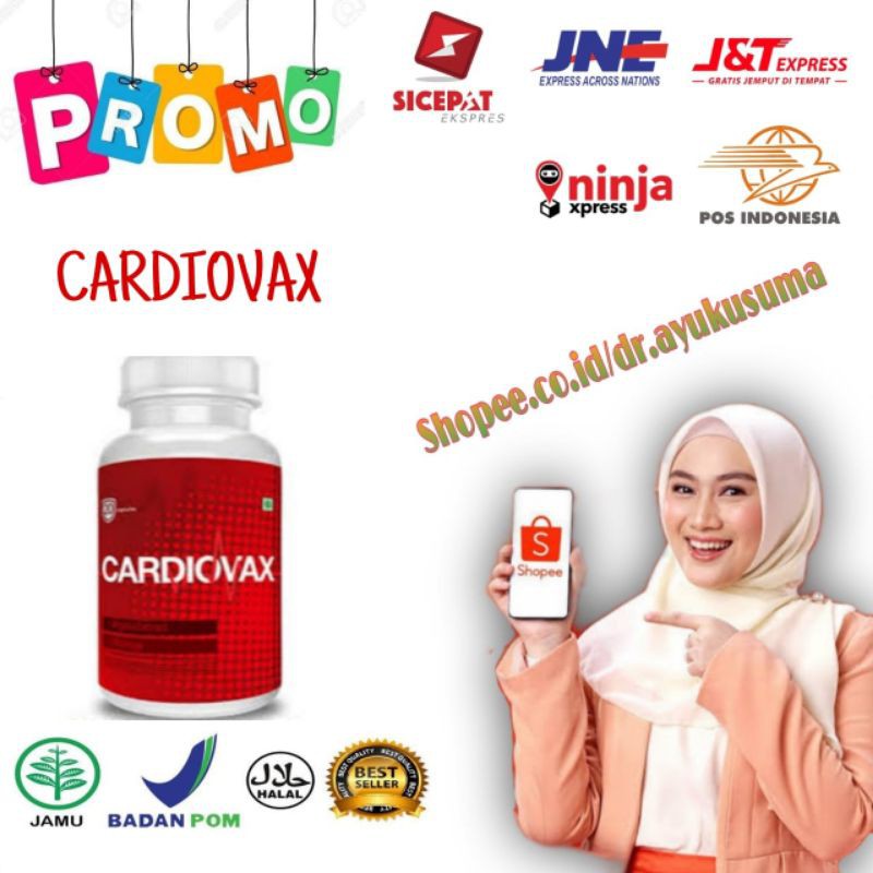 Jual Cardiovax Obat Atasi Hipertensi Jantung Dan Stroke (isi 30Kapsul ...