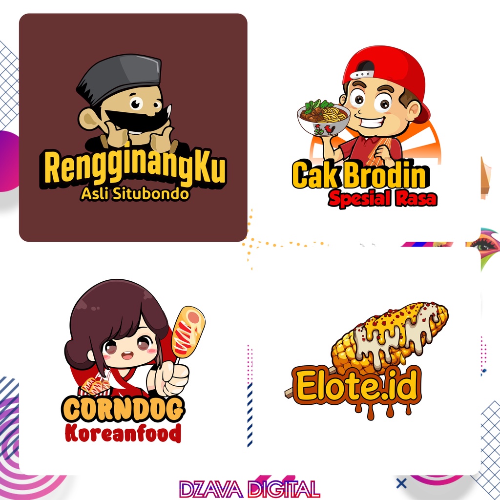 Jual JASA DESAIN LOGO KULINER | LOGO UMKM | DESAIN LOGO TERJANGKAU ...