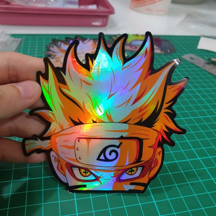 Jual Sticker Hologram Anime - PHS35 - Besar - Naruto | Shopee Indonesia
