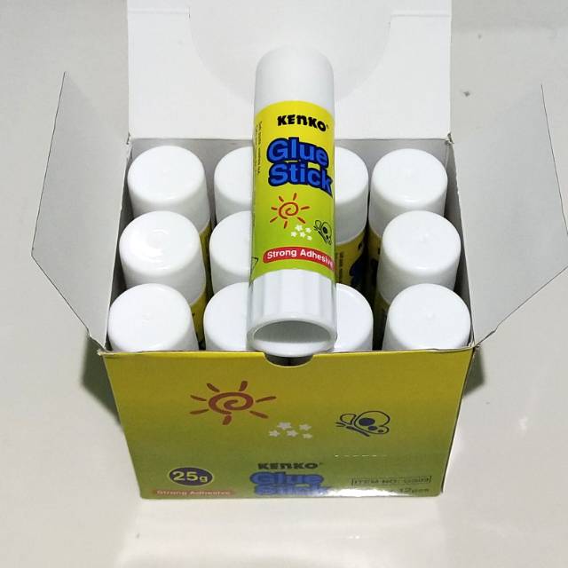 Jual Lem Glue Stick Kenko 25gr / Lem Stick / 1 Box [ Isi 12 Pcs ...