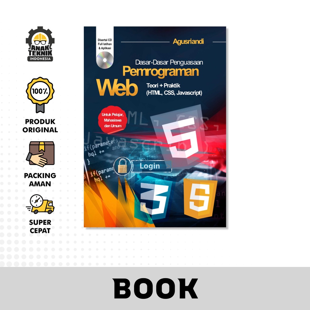 Jual Buku Dasar-Dasar Penguasaan Pemrograman Web: Teori + Praktik (HTML ... Jual Buku Dasar-Dasar Penguasaan Pemrograman Web: Teori + Praktik (HTML ...