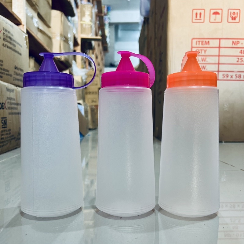 Jual Botol Kecap Kiky 550 ml Botol Saus Plastik NP Collection | Shopee ...