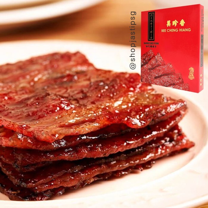 Jual JKT NEW Bee Cheng Hiang Sliced Pork 480g Dendeng Singapore Vacuum ...
