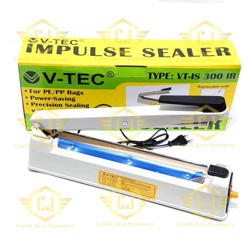 Jual Alat Press V-TEC Impulse Sealer VTEC 30 cm VT-IS 300 IR Iron Body Besi | Shopee Indonesia